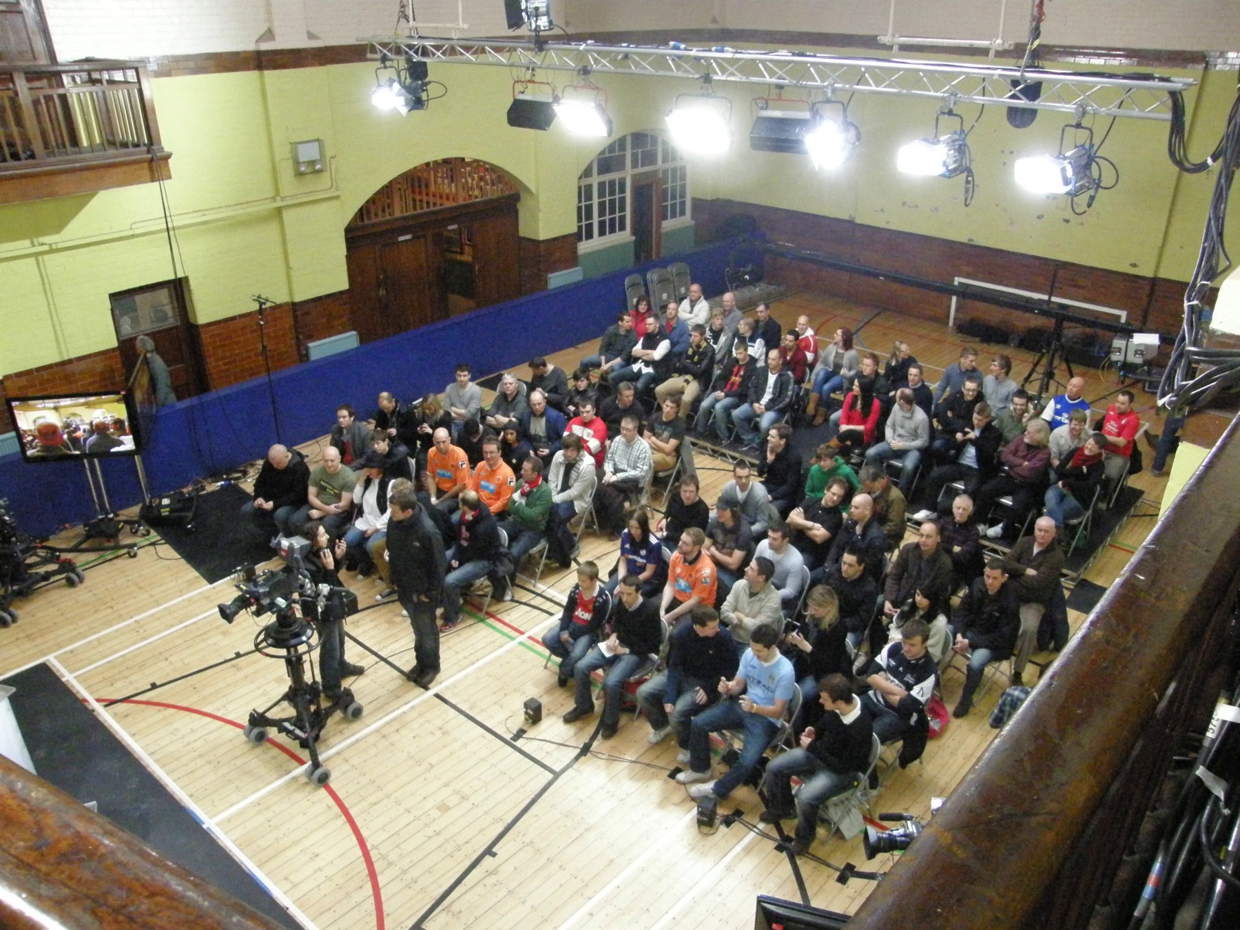 BBC Football Focus live from the gym – Salford Lads and Girls Club